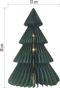 EMOS LED papírový strom se stojánkem 30cm DCAW21