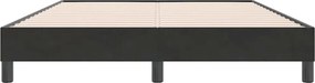 Postel Box Spring bez matrace černá 140x220 cm samet 3315875