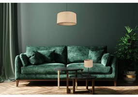 Stolní lampa Juta, 1x jutové stínítko, (výběr ze 2 barev konstrukce), n