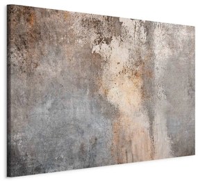 Obraz XXL Řezaná rez - abstraktní struktury v hnědých a šedých barvách