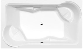 Polysan DUO 200 x 120 x 45 cm 16211 obdélníková vana s konstrukcí