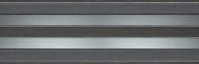 Dekor Fineza Selection tmavě šedá 20x60 cm lesk DSELECT26GR