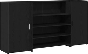 Recepční stůl černý dub 200 x 50 x 103,5 cm, konstrukční dřevo 3324179