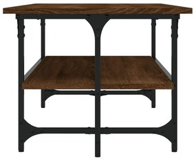 Konferenční stolek hnědý dub 100x50x40 cm kompozitní dřevo - Default Title