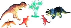 RAPPA Sada dinosaurů v krabici / Figurky / 5 ks / cca 5-13 cm