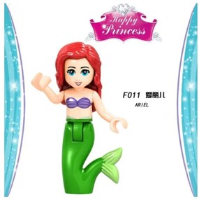 Figurky pohádkových postav, kompatibilní s LEGO Varianta: Ariel (F011)