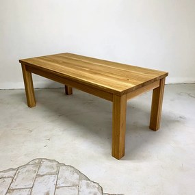 KULHÁNEK Jídelní stůl z dubového masivu Velikost desky: 180x80 cm