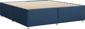 Rám postele bez matrace modrý 180 x 200 cm textil 3284756
