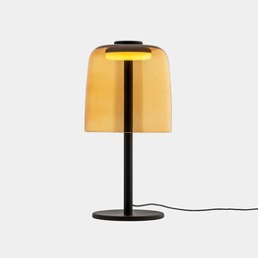Skleněná stolní lampička Levels Table Barva: Jantarová, Průměr: 220 mm