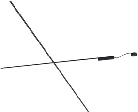Moderní kolejnicový systém černý 1-fázový 600 cm - Magnetic