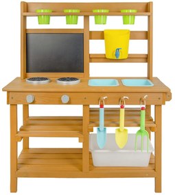 2Kids Toys Dřevěná zahradní kuchyňka
