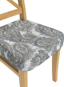Sedák na židli IKEA Ingolf barva vícebarevná látka pletený vzor, vzorované