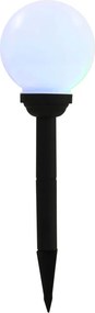Zahradní solární lampy 8 ks LED kulovité 15 cm RGB 277125