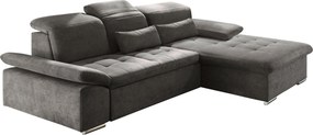XXXLutz ROHOVÁ SEDAČKA, textil, kompozitní dřevo, tmavě šedá MID.YOU - Sedací soupravy - 002220026705
