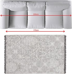 Koberec Tweed grey 120x170 cm