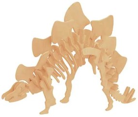Woodcraft construction kit Woodcraft Dřevěné 3D puzzle Stegosaurus