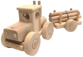 Ceeda Cavity Velký traktor s kládami přírodní