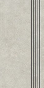 Stargres Dlažba Qubus White Mat Schod Rekt. 60x29,7 - 152168