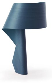 Elegantní stolní lampa z dřevěné dýhy Air Table  Elegantní stolní lampa z dřevěné dýhy Air Dekor: Modrý