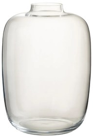 OnaDnes -20% Čirá skleněná váza J-line Clot 25 cm