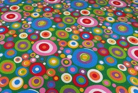 ASSOCIATED WEAWERS Metrážový koberec Candy / 24 multi BARVA: Vícebarevný, ŠÍŘKA: 4 m