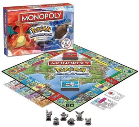 Monopoly Pokémon - desková hra (bez figurek)