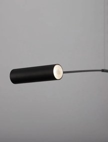 Matně černá kovová LED stojací lampa (výška 250 cm) Voice – Nova Luce