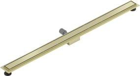 Mexen Flat M13 lineární odtok 2v1 130 cm, kartáčované zlato - 1A10130