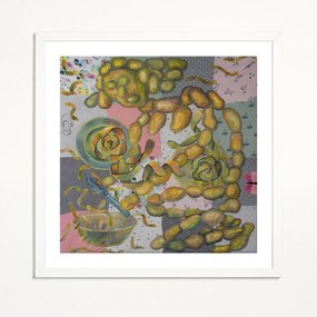 Daniela Krajčová | Obal na vajíčka Rám: Bez rámu, Velikost: 50 x 50 cm