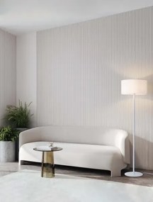 LED bílá stojací lampa Sibnia