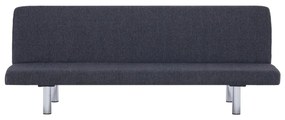 vidaXL 282193 Marketos Sofa Bed Dark Grey Polyester