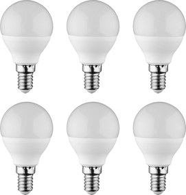 Livarno home LED žárovky, 6 kusů (Míč E14)