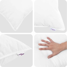Sada přikrývek s polštářem 3 ks Bílá Peří 3377117