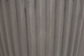 Květináč hnědo-šedý ⌀36 cm POKA Beliani