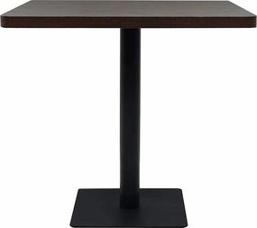 Bistro stůl MDF a ocel čtvercový 80 x 80 x 75 cm 245611