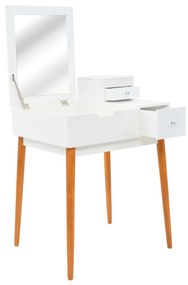 vidaXL Toaletní stolek se zrcadlem MDF 60 x 50 x 86 cm