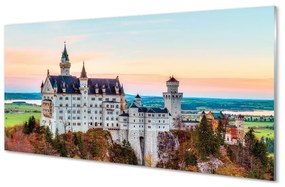 Obraz na skle Německo Castle podzim Munich 100x50 cm