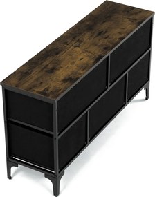 Retro komoda LINEA - old wood / MDF