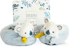 Doudou Dárková sada - Sada prvních botiček koaly Yoca s chrastítky / 0