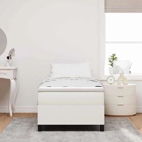 Rám platformy Krémová 90 x 190 cm Žebrovaná látka 3337384