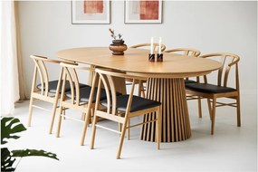 Rozkládací jídelní stůl s přídavnou deskou v dekoru dubu Osaka – House Nordic