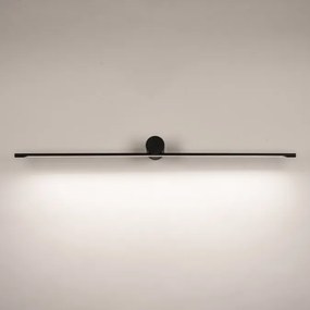 Nástěnné LED svítidlo nad zrcadlo Fox Black 90