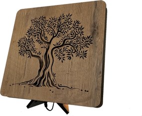 Li-Go "Olivovník" lampa 31x31 cm provedení povrchu: černá s patinou