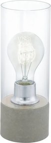 Eglo 94549 - Stolní lampa TORVISCO 1xE27/60W/230V šedá