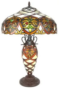 Stolní lampa Tiffany FLOWERS Clayre &amp; Eef 5LL-6134