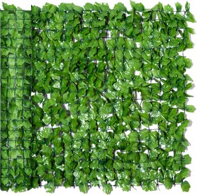 Outsunny živý plot Umělý živý plot 300x100 cm, světle zelený, ideální pro výzdobu balkonů a stěn, odolný proti UV záření a snadná údržba | Aosom.de