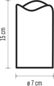 LED vánoční projektor EMOS DCPW03 ZY2309 hvězdičky vnitřní použití 3xAAA nebo USB