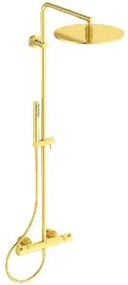 Ideal Standard CeraTherm - Sprchový set s termostatem, průměr 30 cm, kartáčované zlato A7589A2