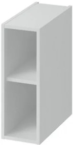 Cersanit Larga, závěsná otevřená skříňka 20cm, šedá matná, S932-089
