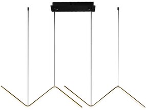 Závěsné LED svítidlo Verte, 2x LED 22w, 4000k, g/b